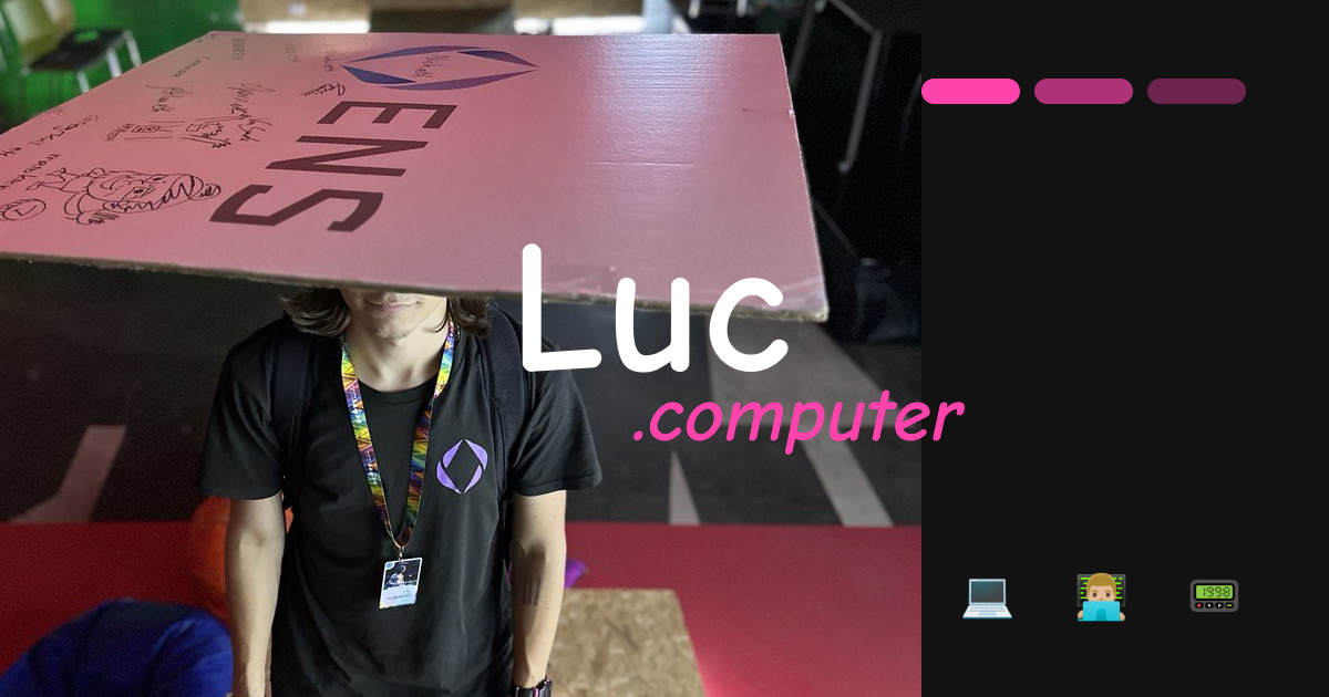 lucemans/computer | Luc van Kampen